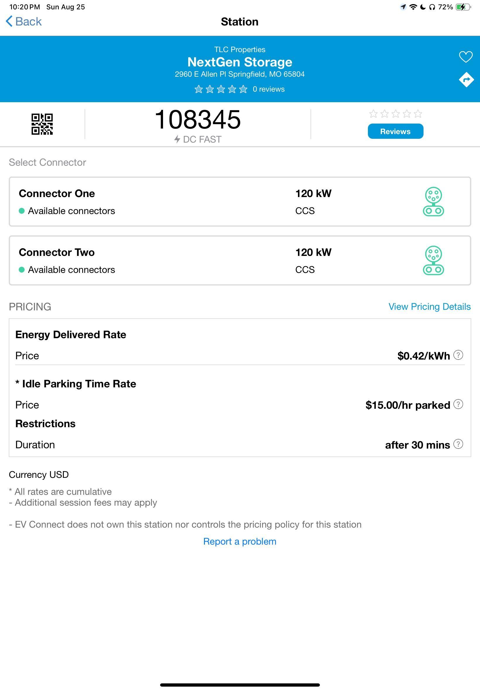 NextGen Storage | Springfield, MO | EV Station
