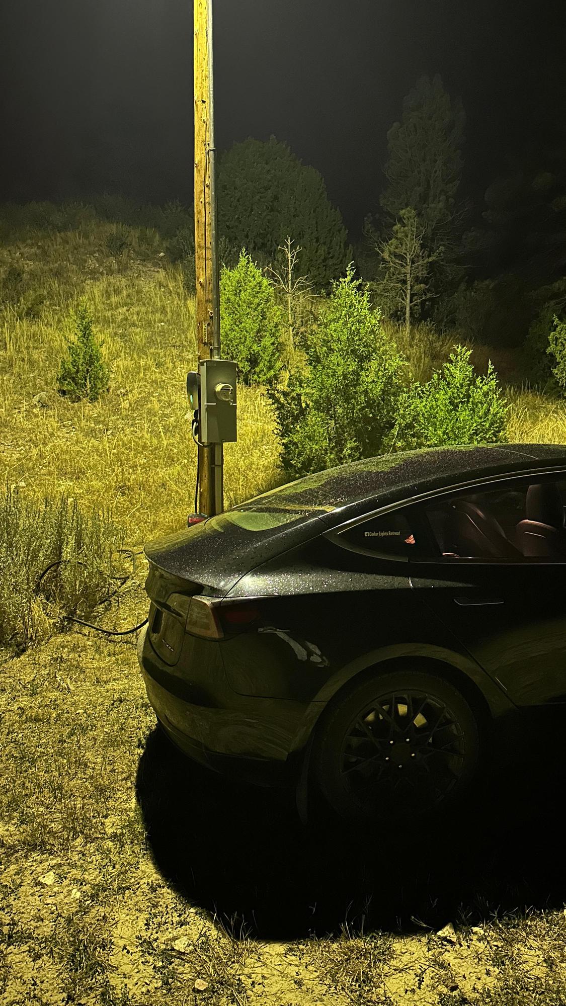 Cedar Lights Retreat | Hartville, WY | EV Station