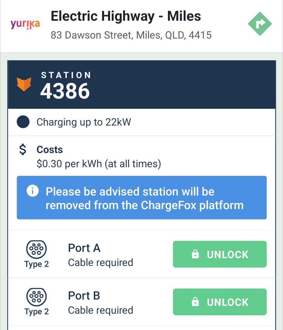 Dawson St Parking | Miles, QLD | EV Station