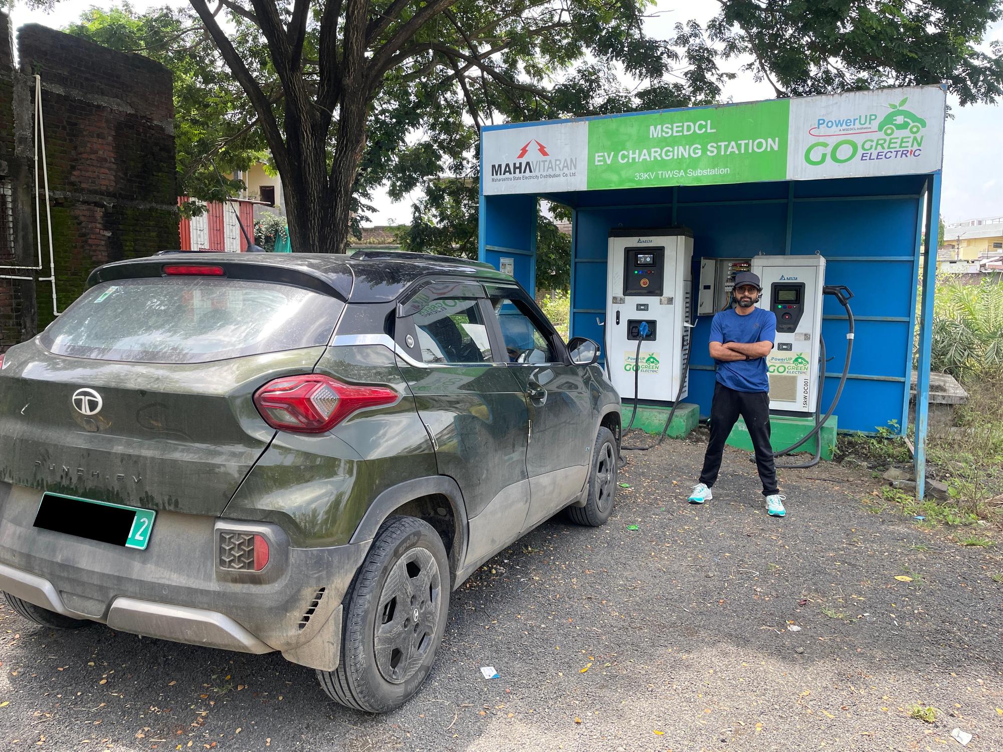 MSEDCL-Power Station Teosa एम.एस.इ.बी. पॉवर स्टेशन | Teosa, MH | EV Station