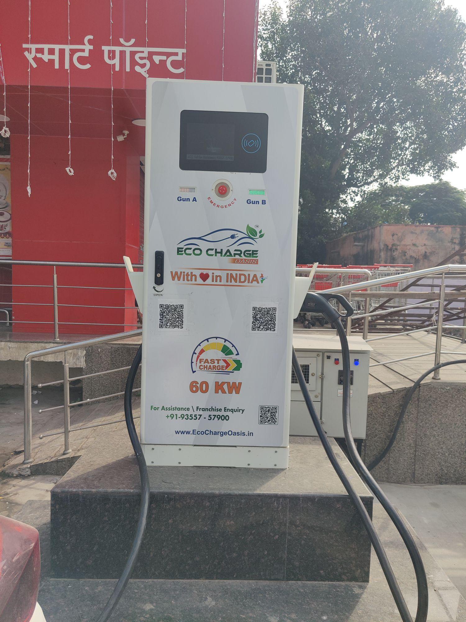 Hotel BMD The Grand. (STATIQ & The EcoCharge Oasis Co. -60KW). | Bhilwara, RJ | EV Station