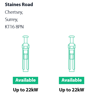 Thorpe Park Staff Car Park | Chertsey, KT16 8PX, UK | EV Station
