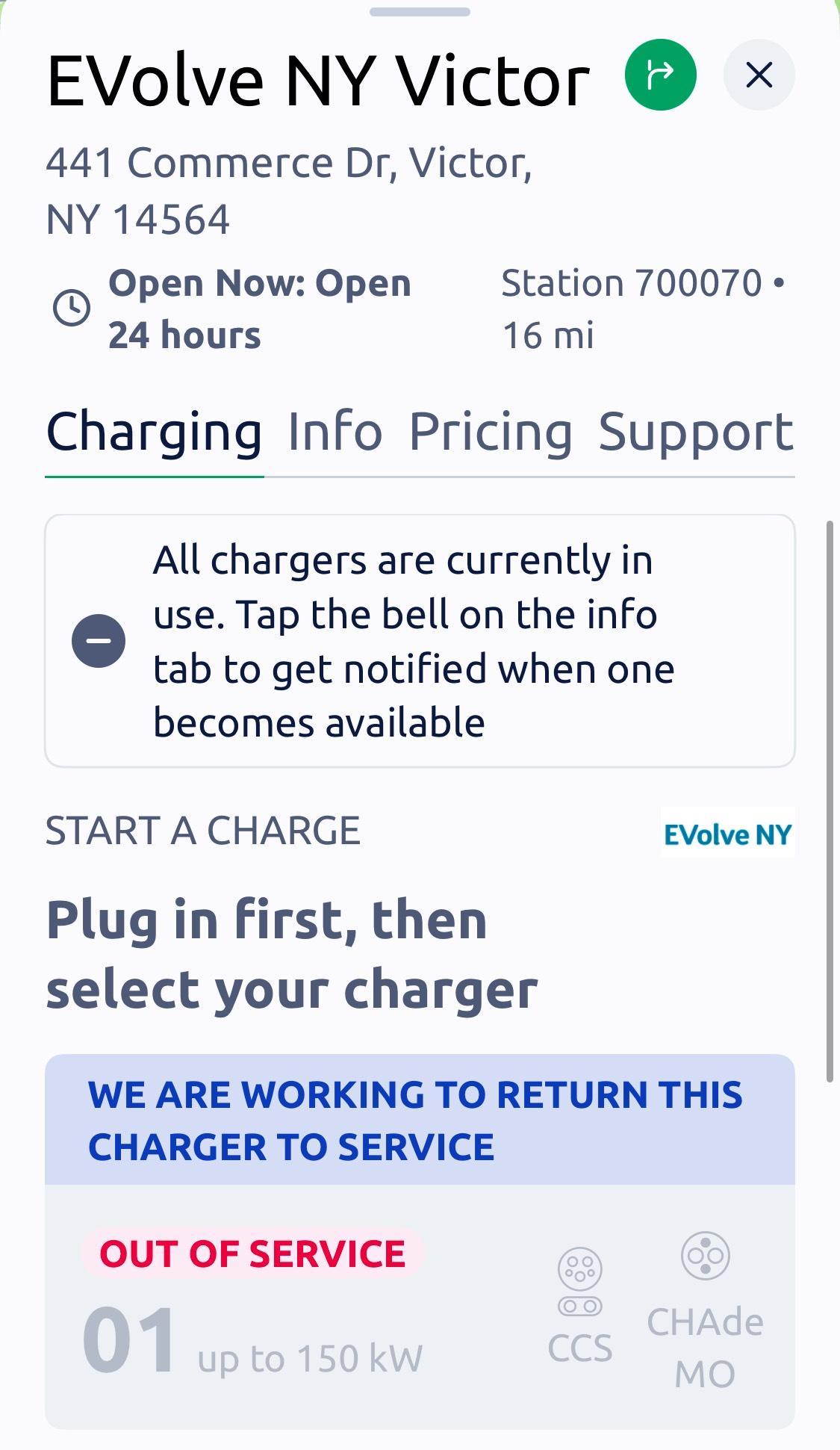Victor Crossing | Victor, NY | EV Station