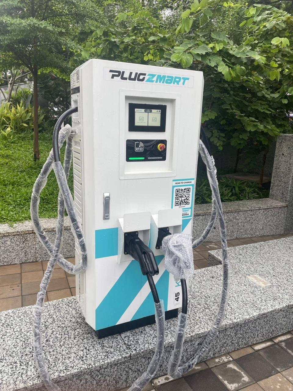 SKCL Prime - Plugzmart 60kW Dual Gun Charger | Chennai, TN | EV Station