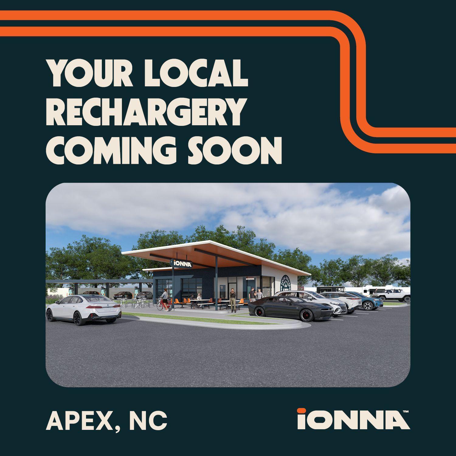IONNA Apex, NC Rechargery - N Salem St | Apex, NC | EV Station