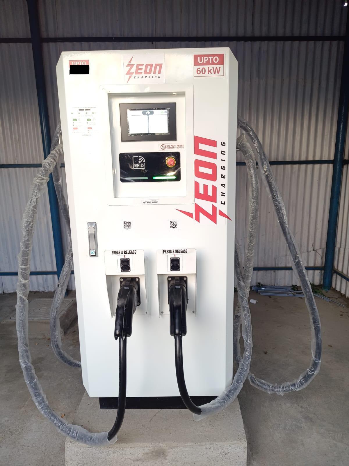 Zeon Charging | DC 60kW CCS2 Dual Gun | Arutperun Jothi EV charging ...