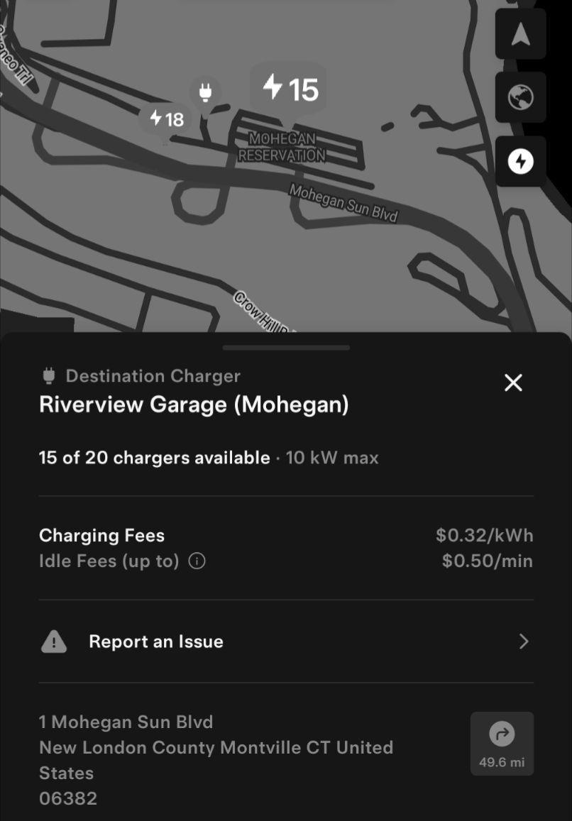 Mohegan Sun - Riverview Garage | Montville, CT | EV Station