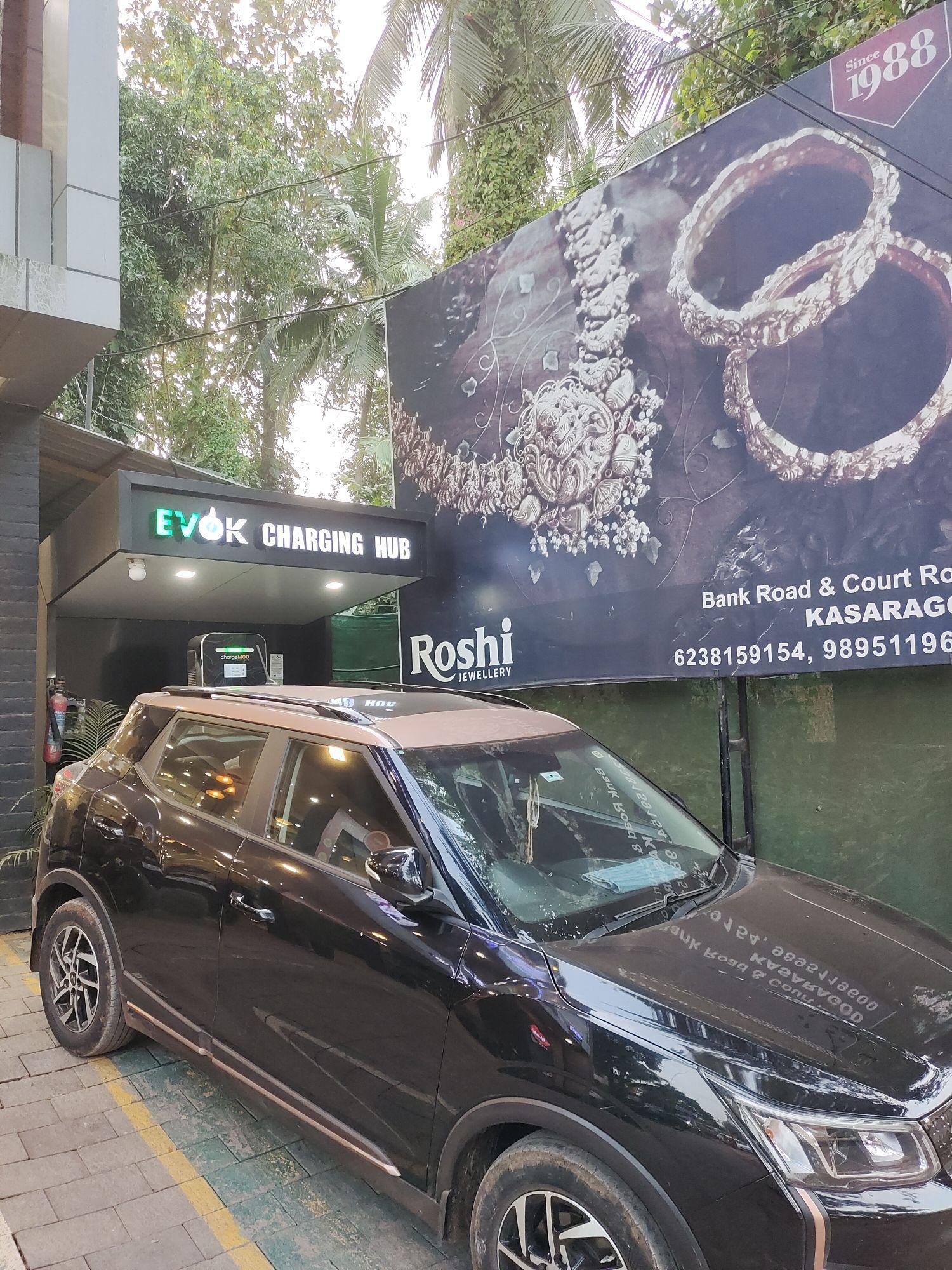EVOK Charging Hub - Roshi Jewellery | Kasaragod, KL | EV Station