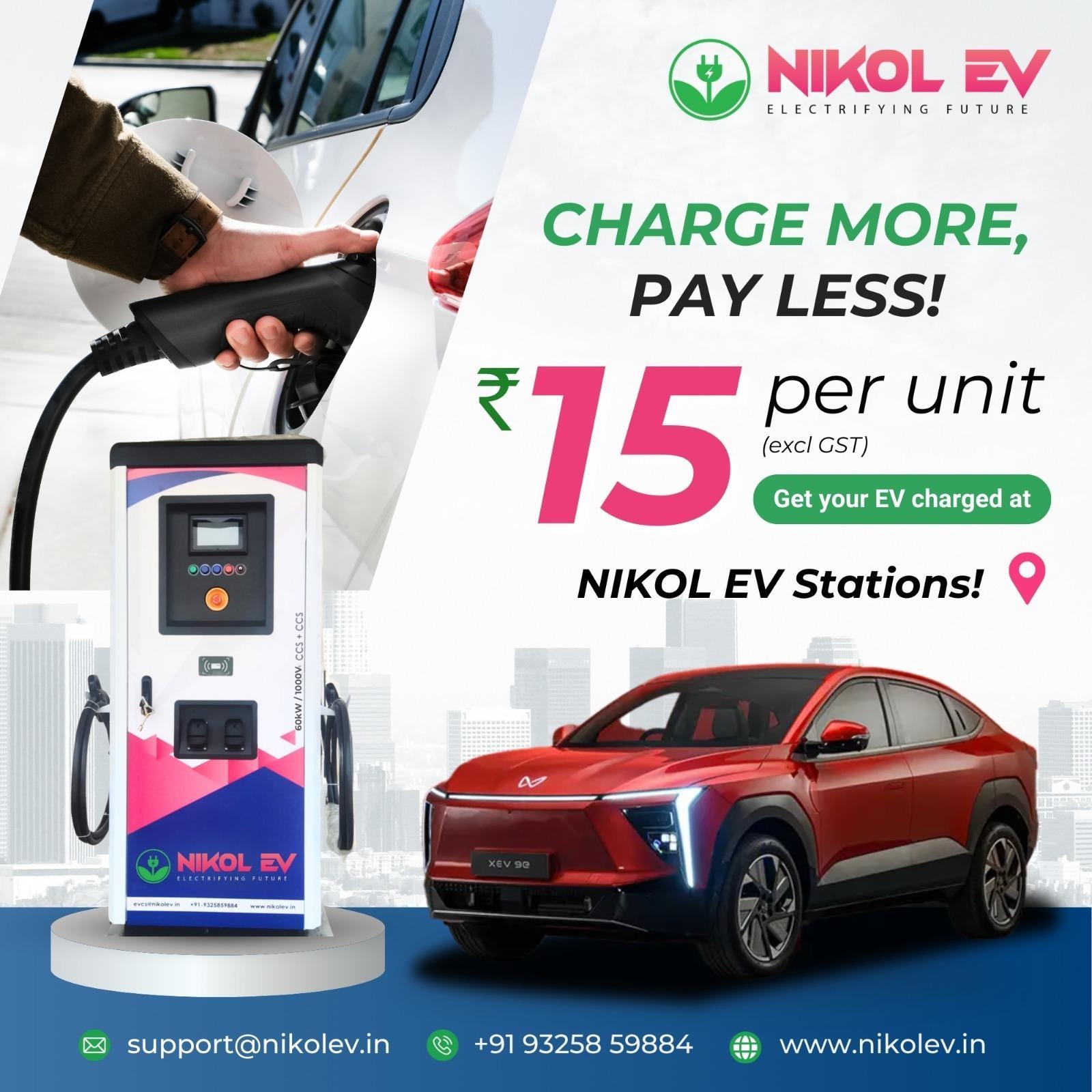 Hotel Daulat Food Mall 50kW DC Nikol EV | Shirwade Wani, MH | EV Station