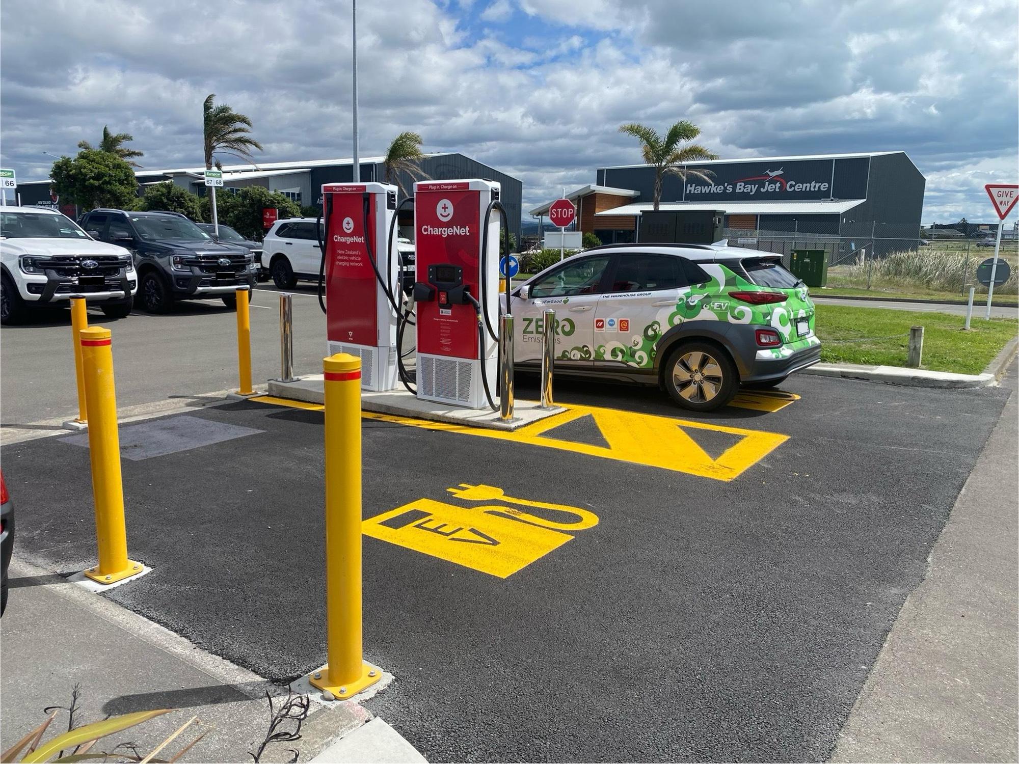 Napier Airport: ChargeNet | Napier, Hawke's Bay | EV Station