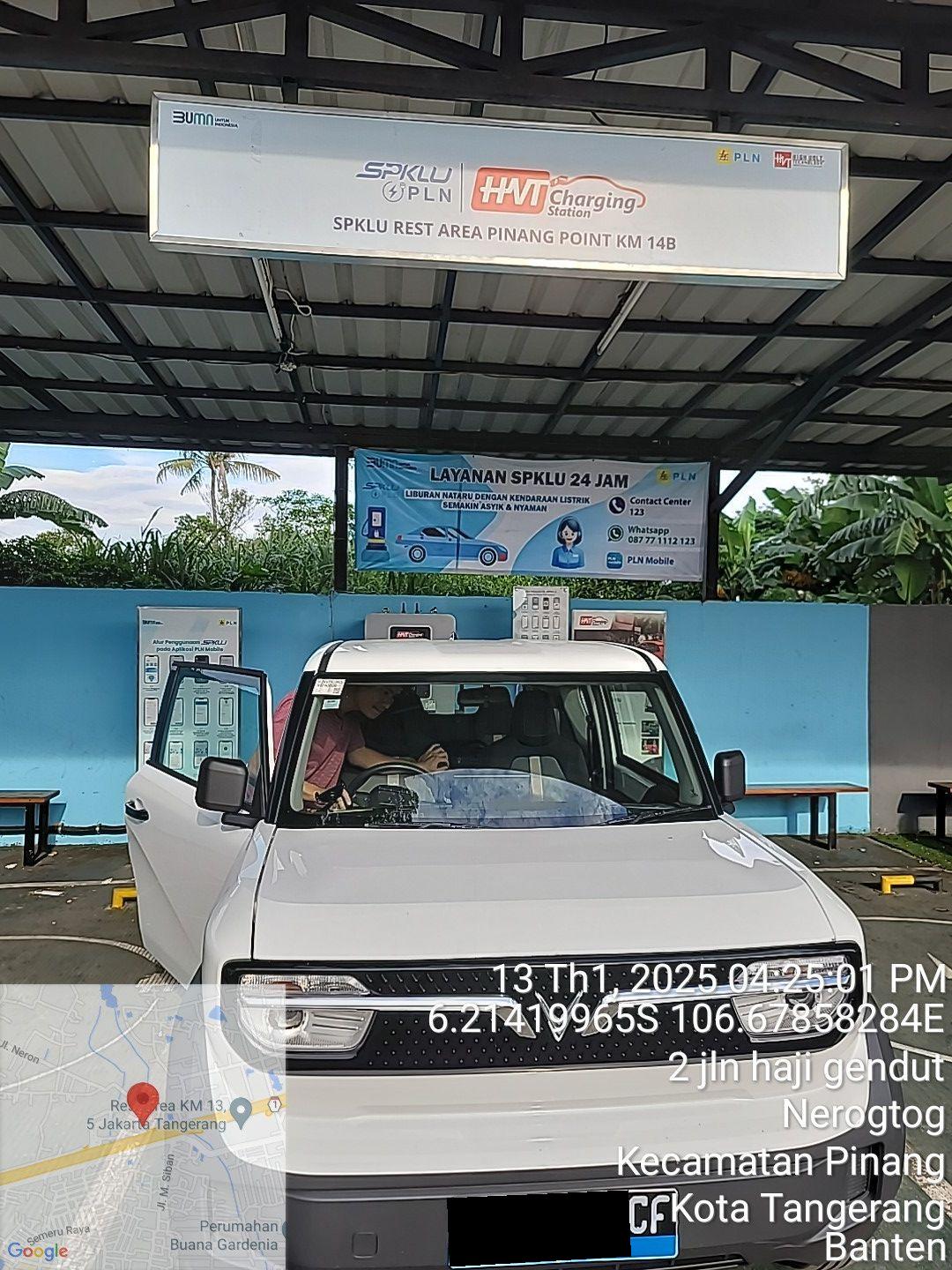 SPKLU HVT REST AREA 14B | Gg. Swadaya No.53, RT.001/RW.004, Karang Tengah, Kec. Karang Tengah ...