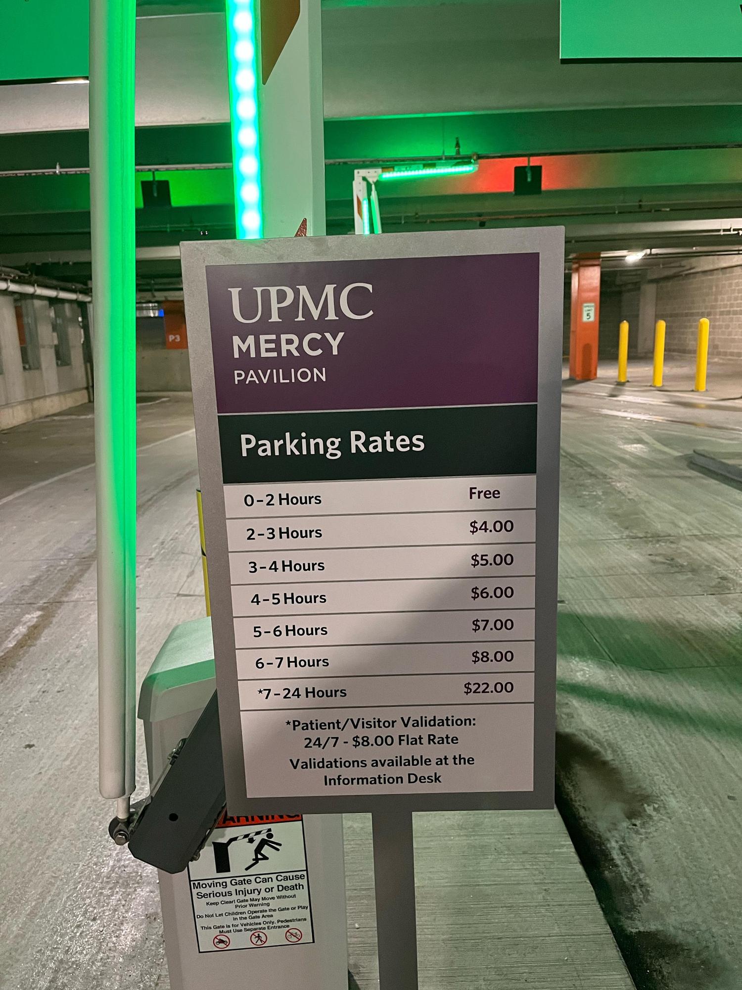 UPMC Mercy - Parking Garage | Pittsburgh, PA | EV Station