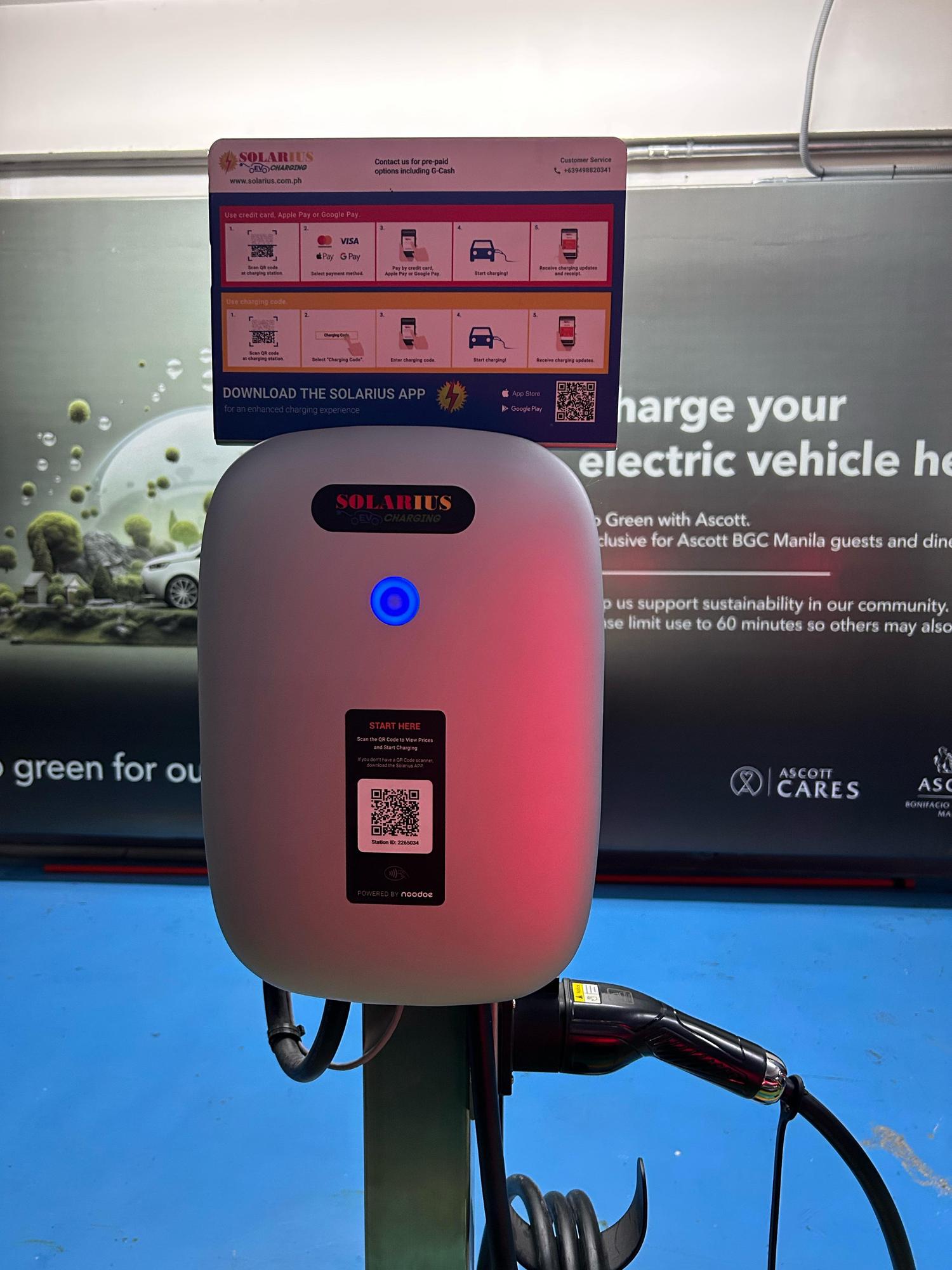 Solarius EV Charging | Ascott BGC | Taguig, NCR | EV Station
