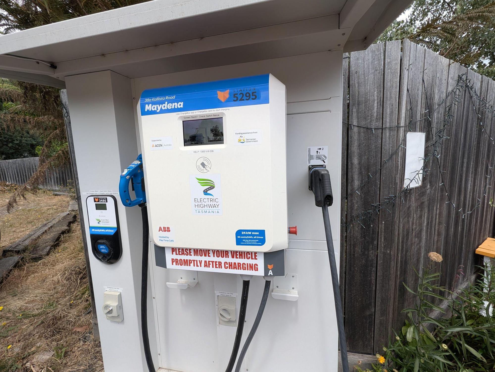 Fika Time Cafe General Store & Fuel | Maydena, TAS | EV Station