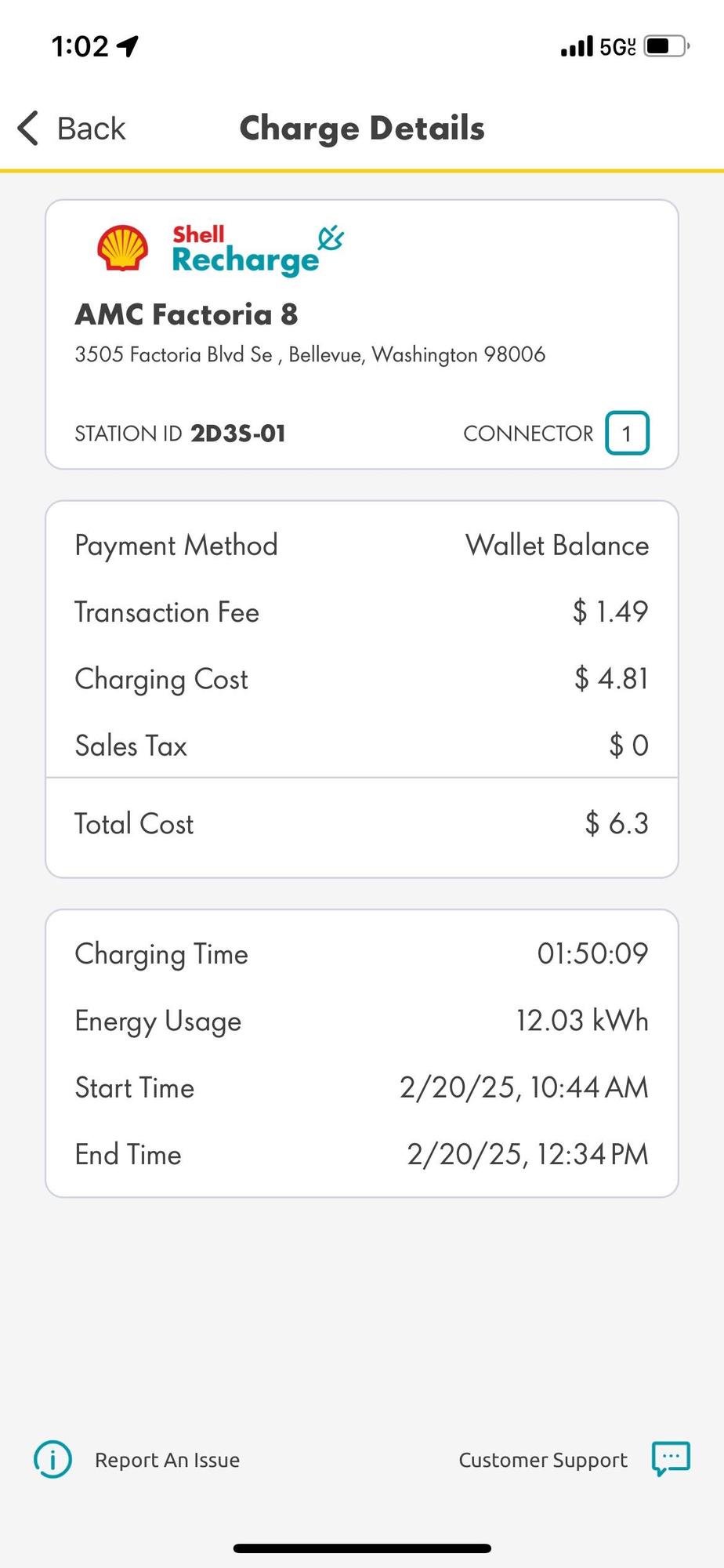 AMC Factoria 8 | Bellevue, WA | EV Station