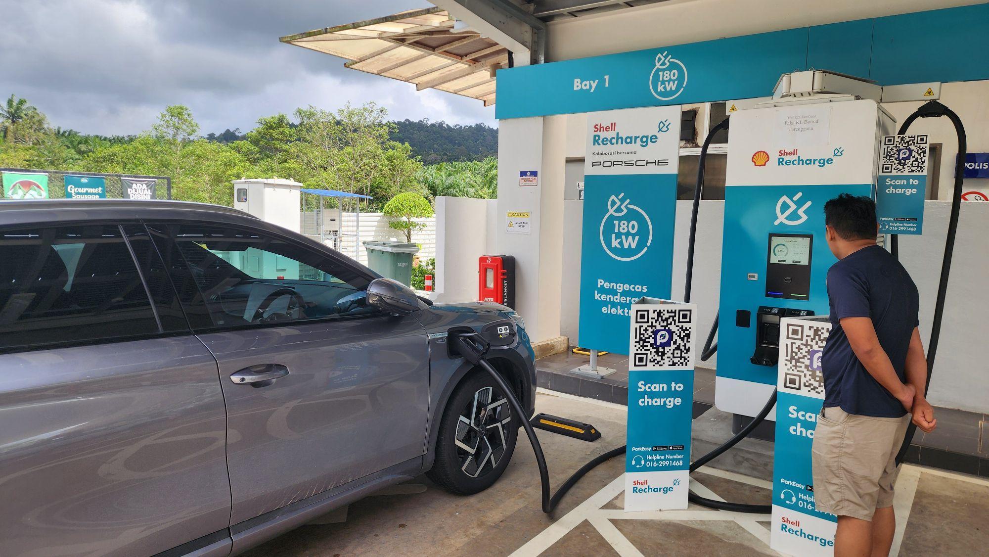 Shell Recharge LPT R&R Paka Westbound | Paka, Terengganu | EV Station