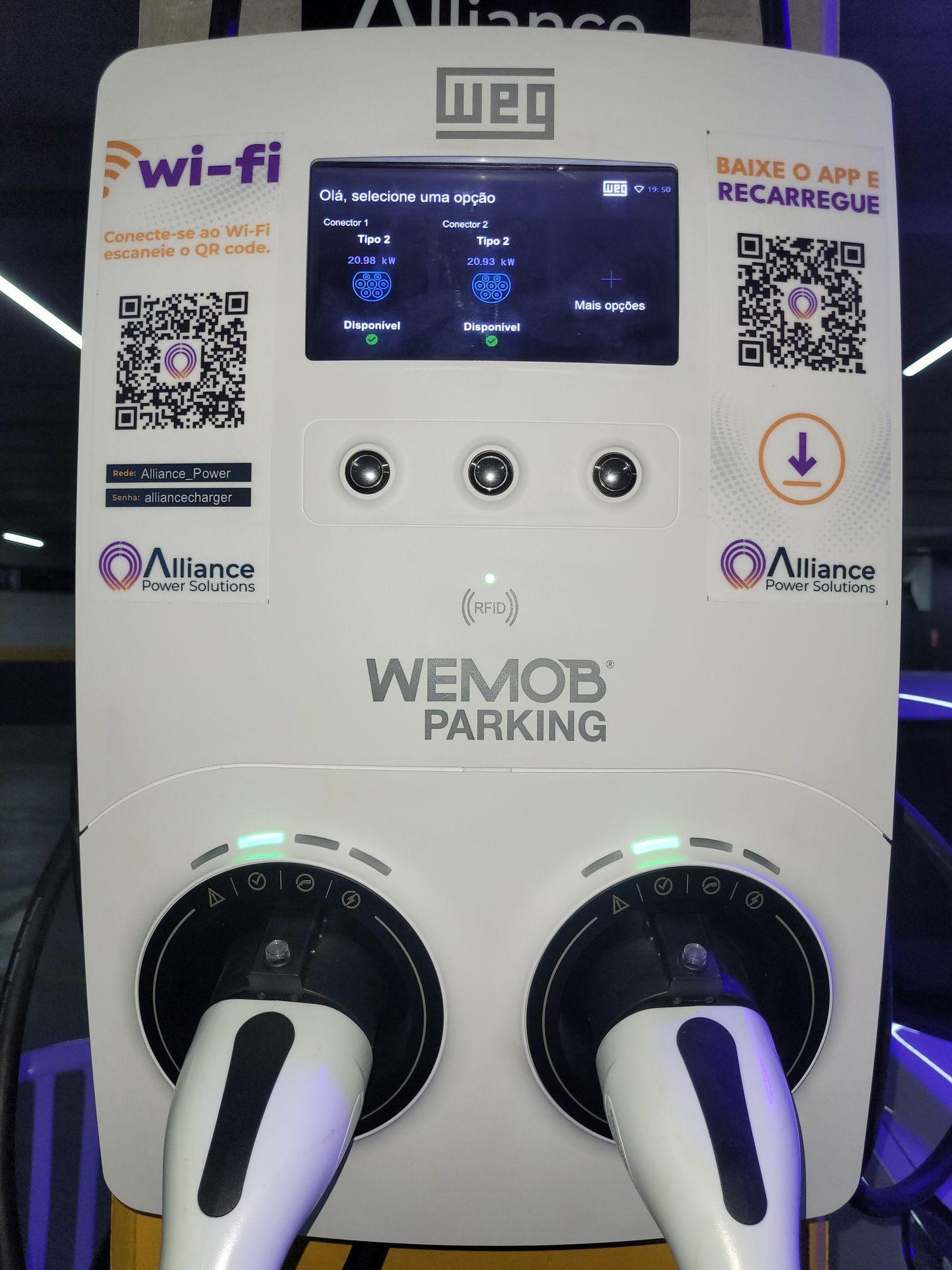 Estação de carregamento Alliance Power Solutions - Shopping 13 de Maio ...