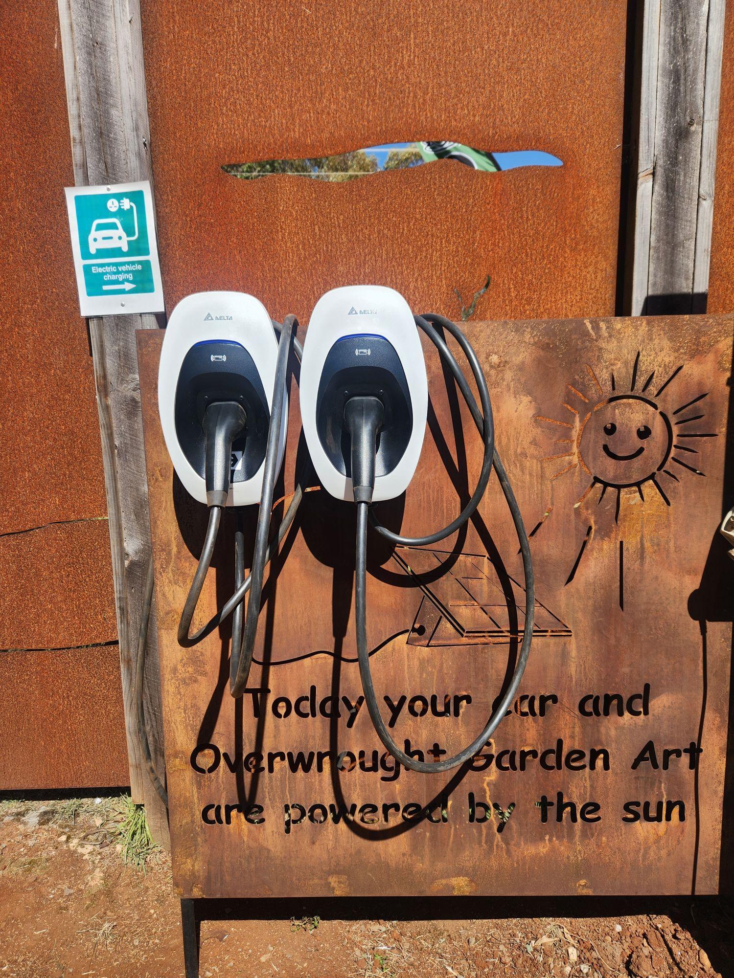 Overwrought Garden Art | Blampied, VIC | EV Station