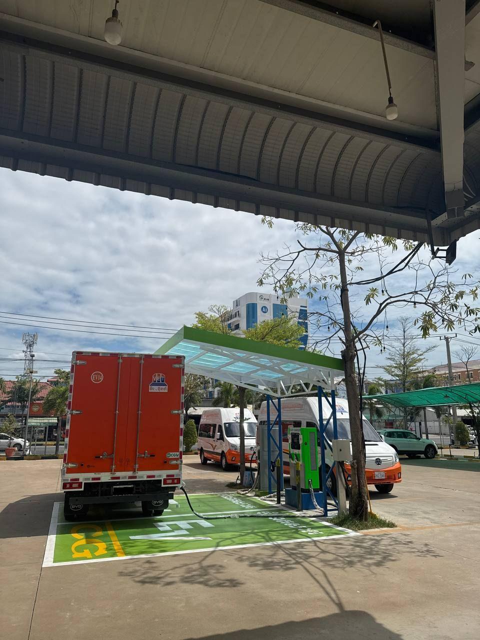 CG Ev Bayon Market-Chroy Changvar | PP, Phnom Penh | EV Station