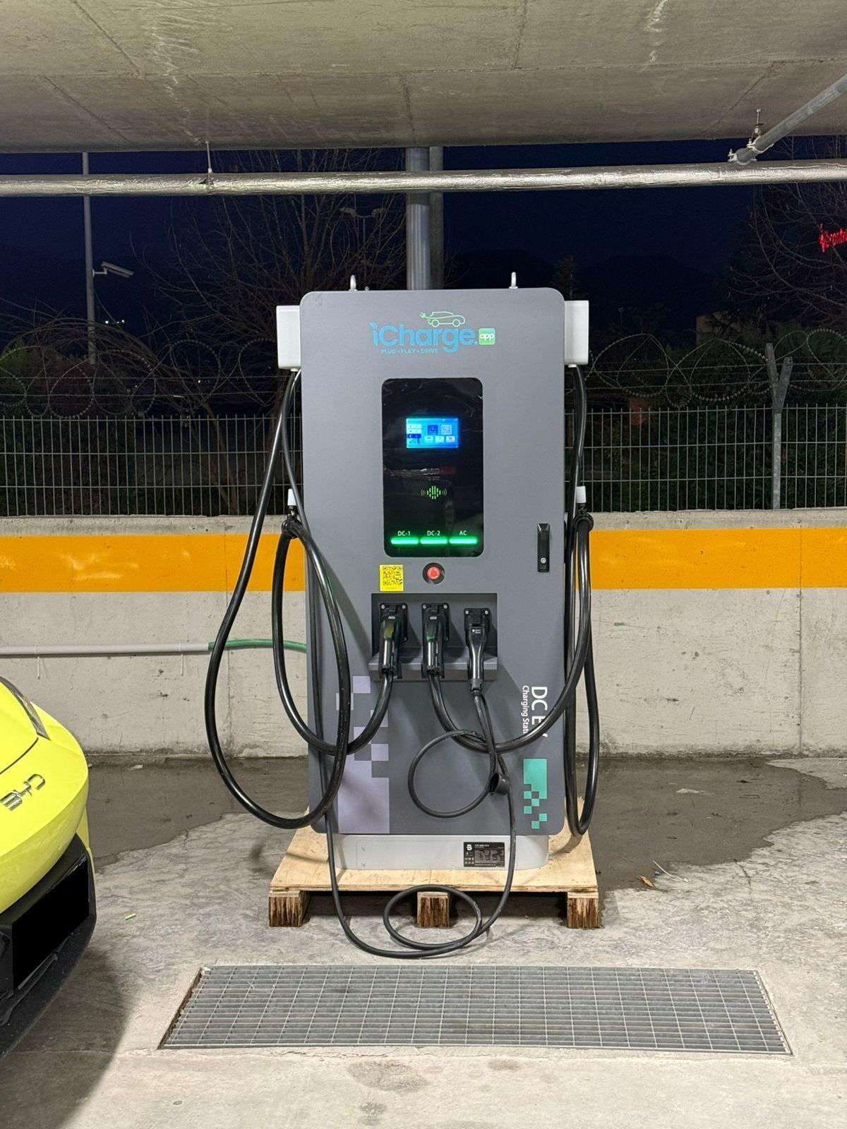 iCharge Charging Station TIA Airport Rinas | Tiranë, Durrës County | EV ...