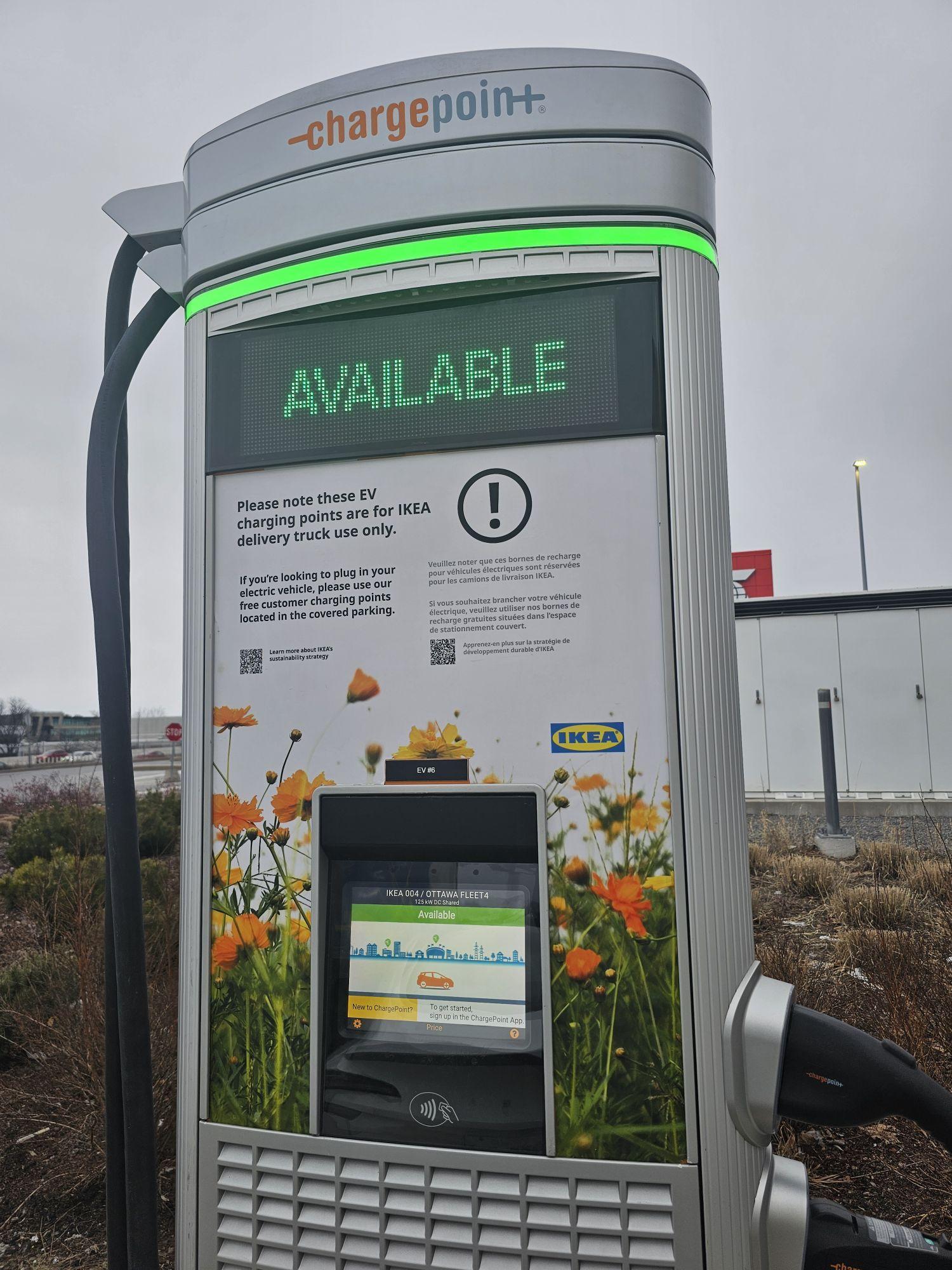 IKEA Ottawa - Outer Lot | Ottawa, ON | EV Station