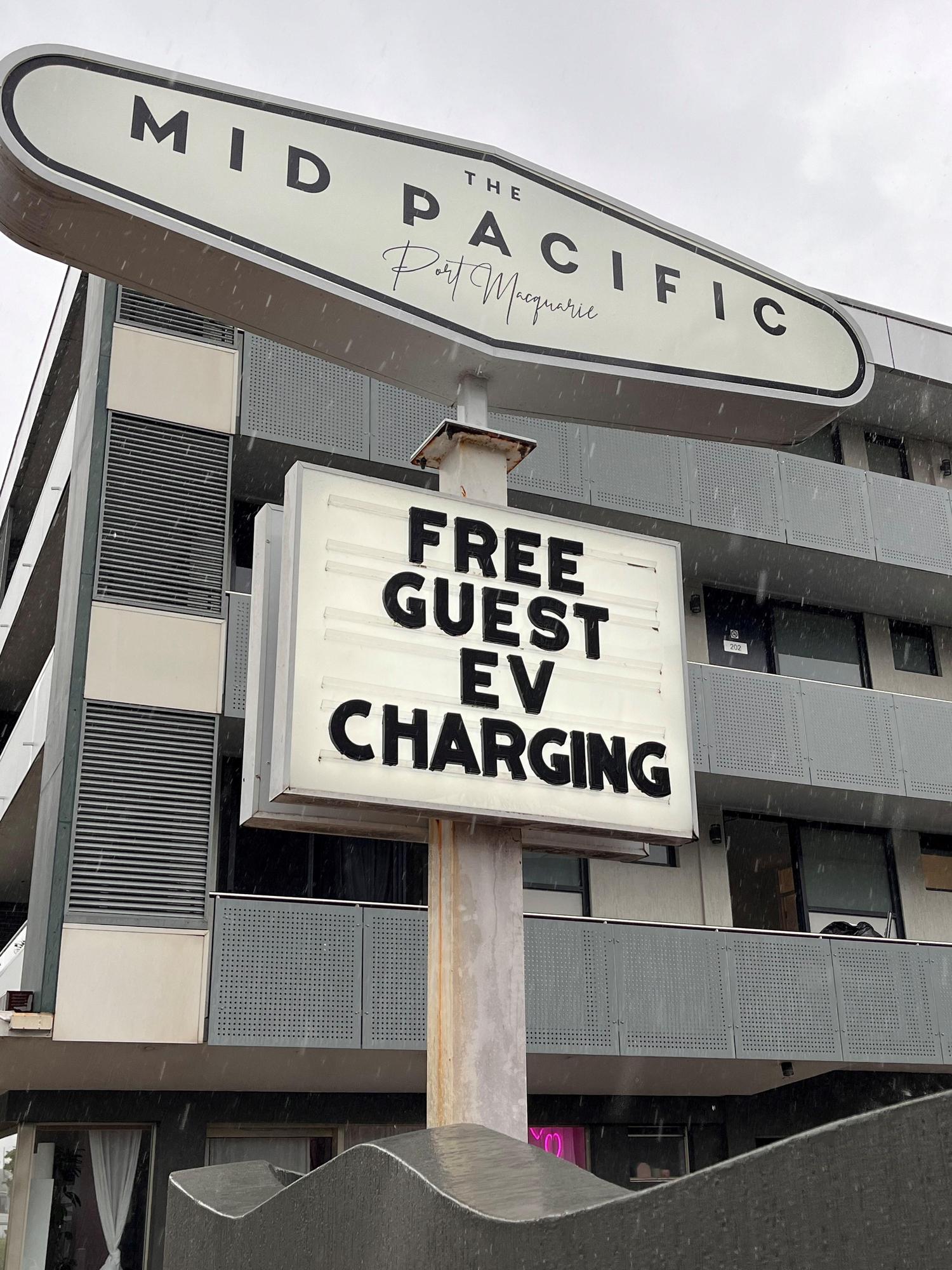 Mid Pacific Motel | Port Macquarie, NSW | EV Station