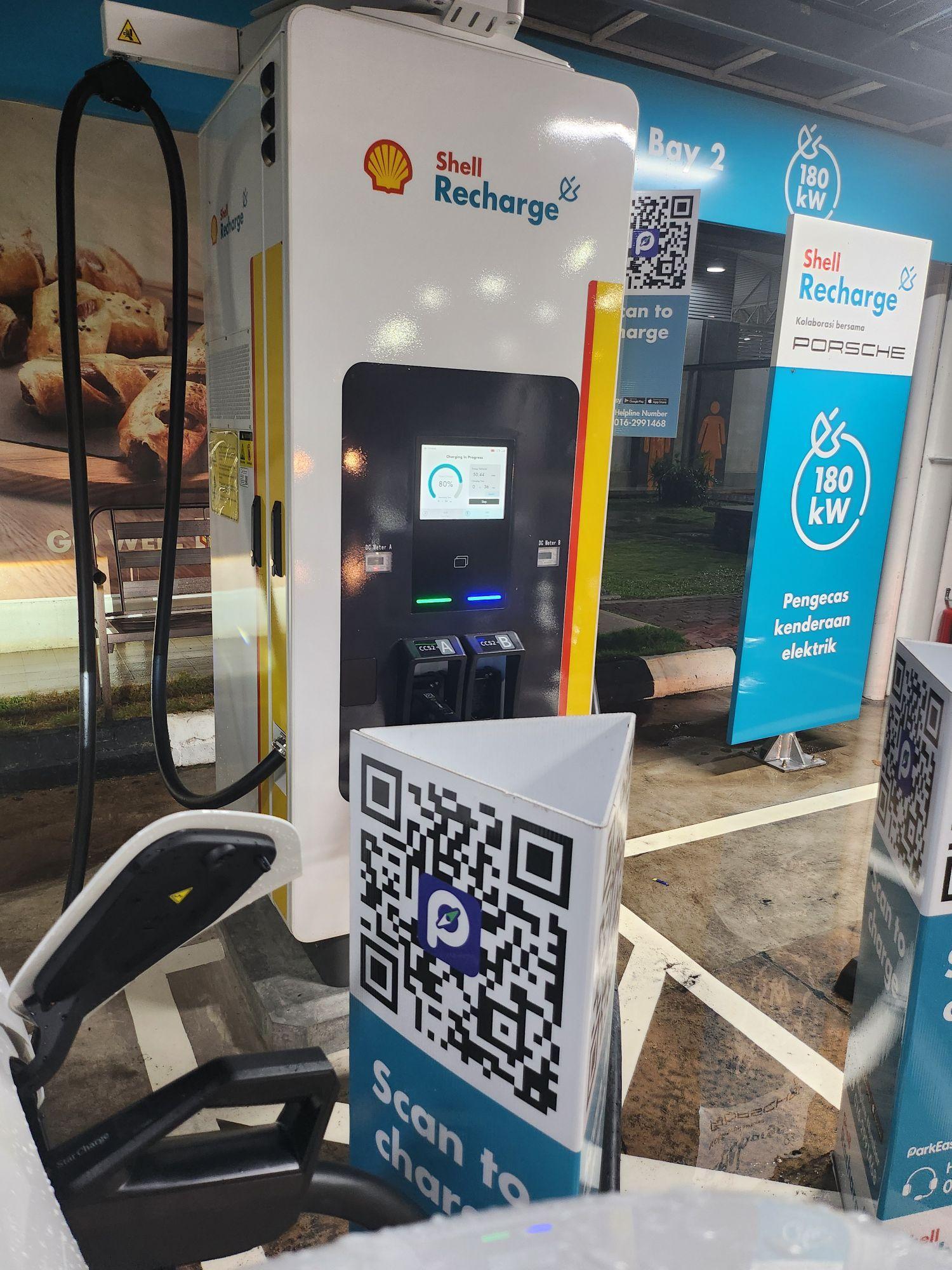 Shell Recharge | Shell R&R Temerloh E8 Eastbound (180kW DC) | Temerloh ...