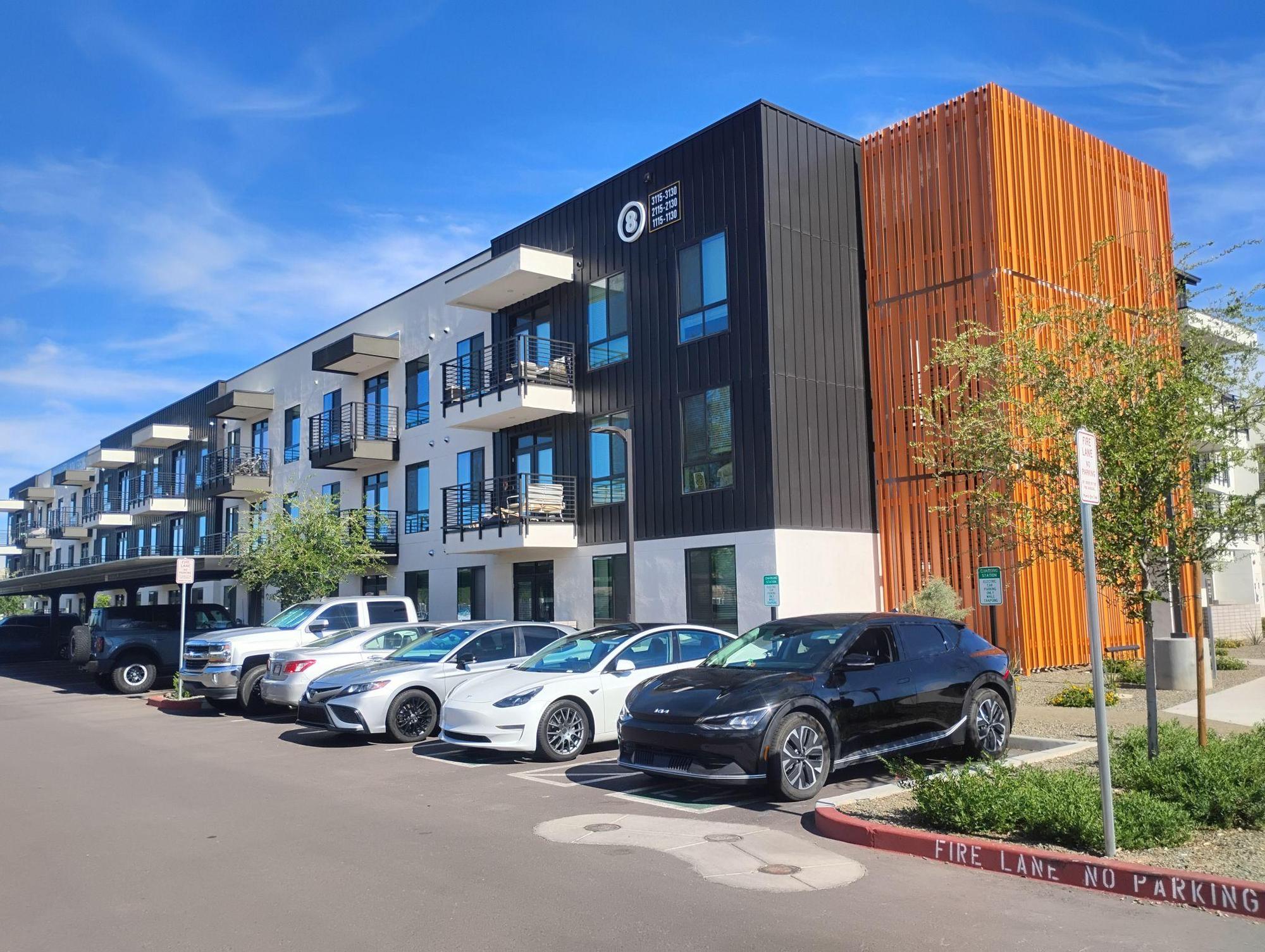 Hangar 44 Apartments - Bldg 8 | Phoenix, AZ | EV Station