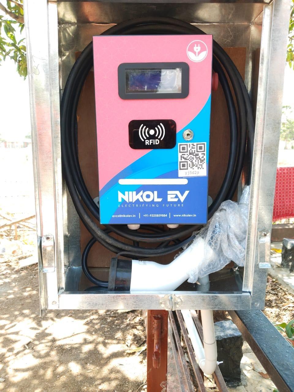 Unique EV Charging - Nikol EV 7.4kW | Kolhapur, MH | EV Station