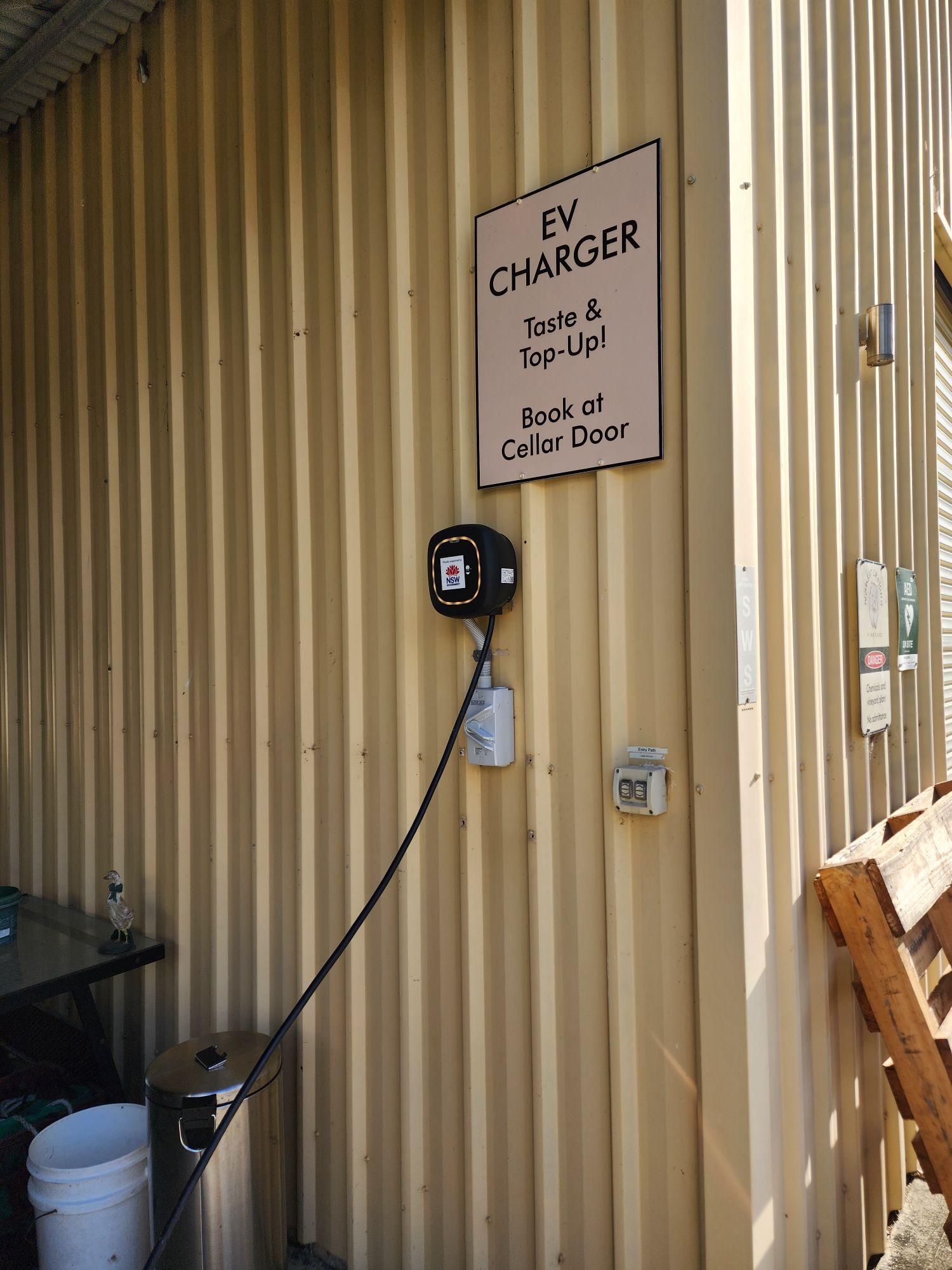Wombat Crossing Vineyard | Pokolbin, NSW | EV Station
