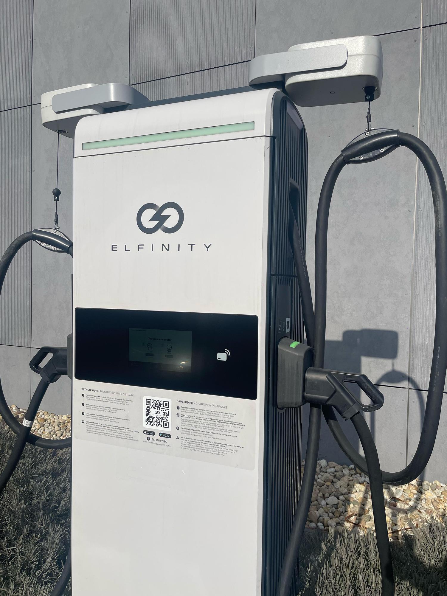 Razlog Retail Park fast DC charging by Elfinity | Razlog, Blagoevgrad | EV Station