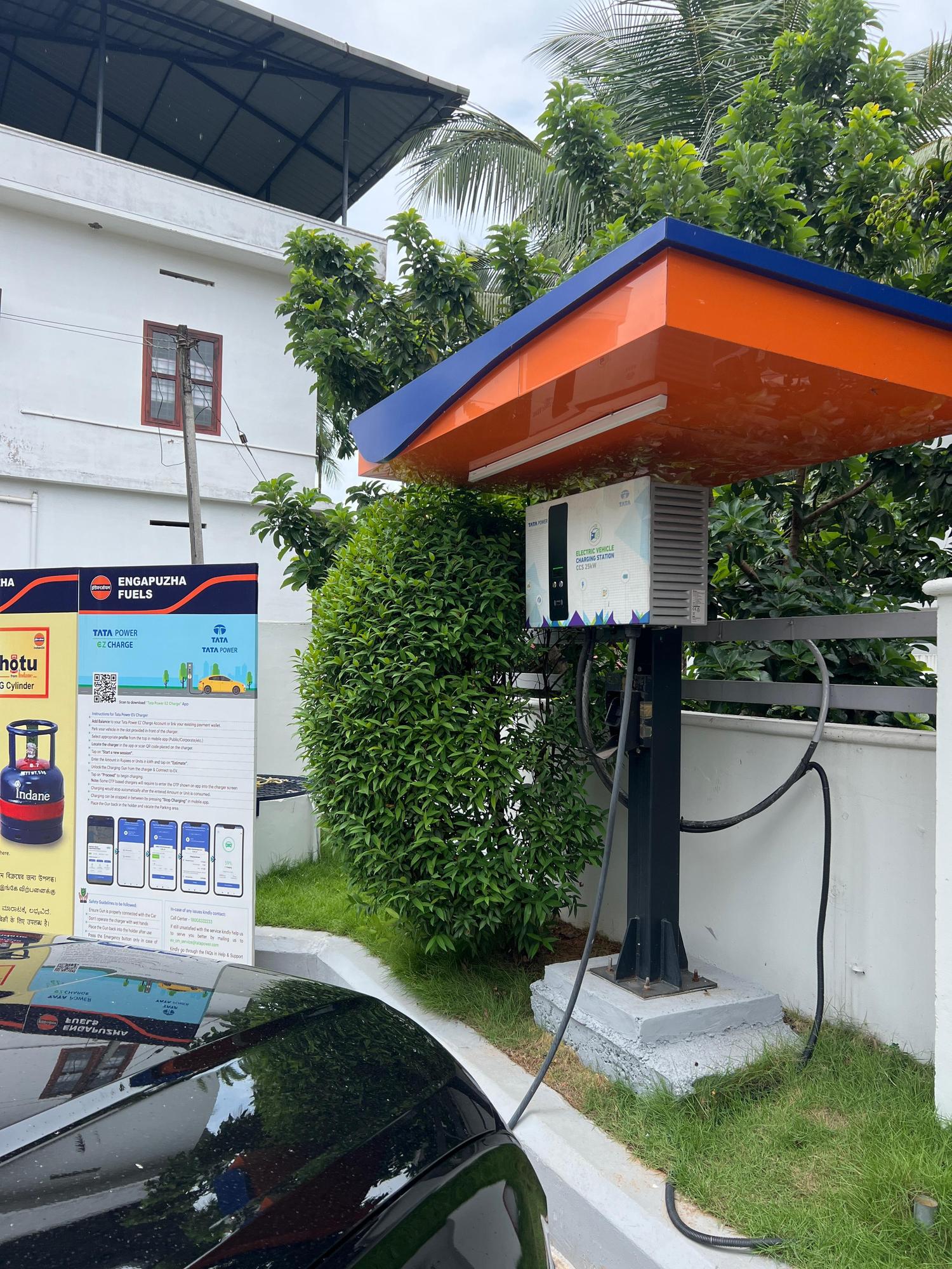 IOCL Engapuzha - Tata Power (25 kW) | Raroth, KL | EV Station