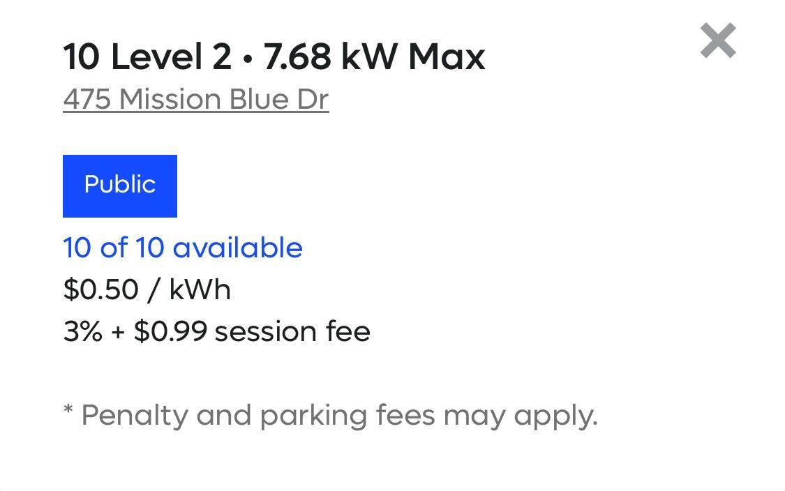 Mission Blue Center | Brisbane, CA | EV Station