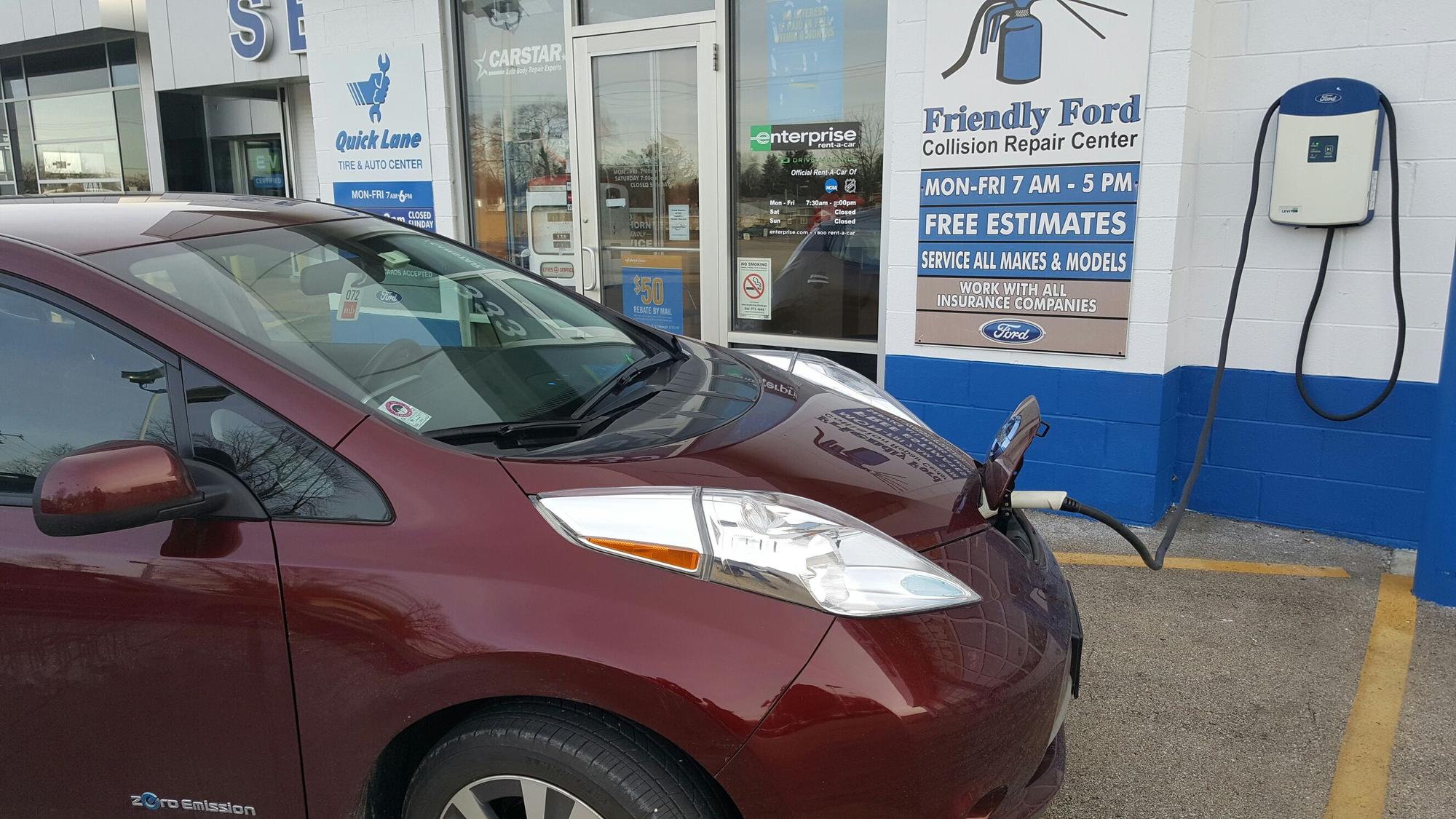 Friendly Ford - Service | Roselle, IL | EV Station