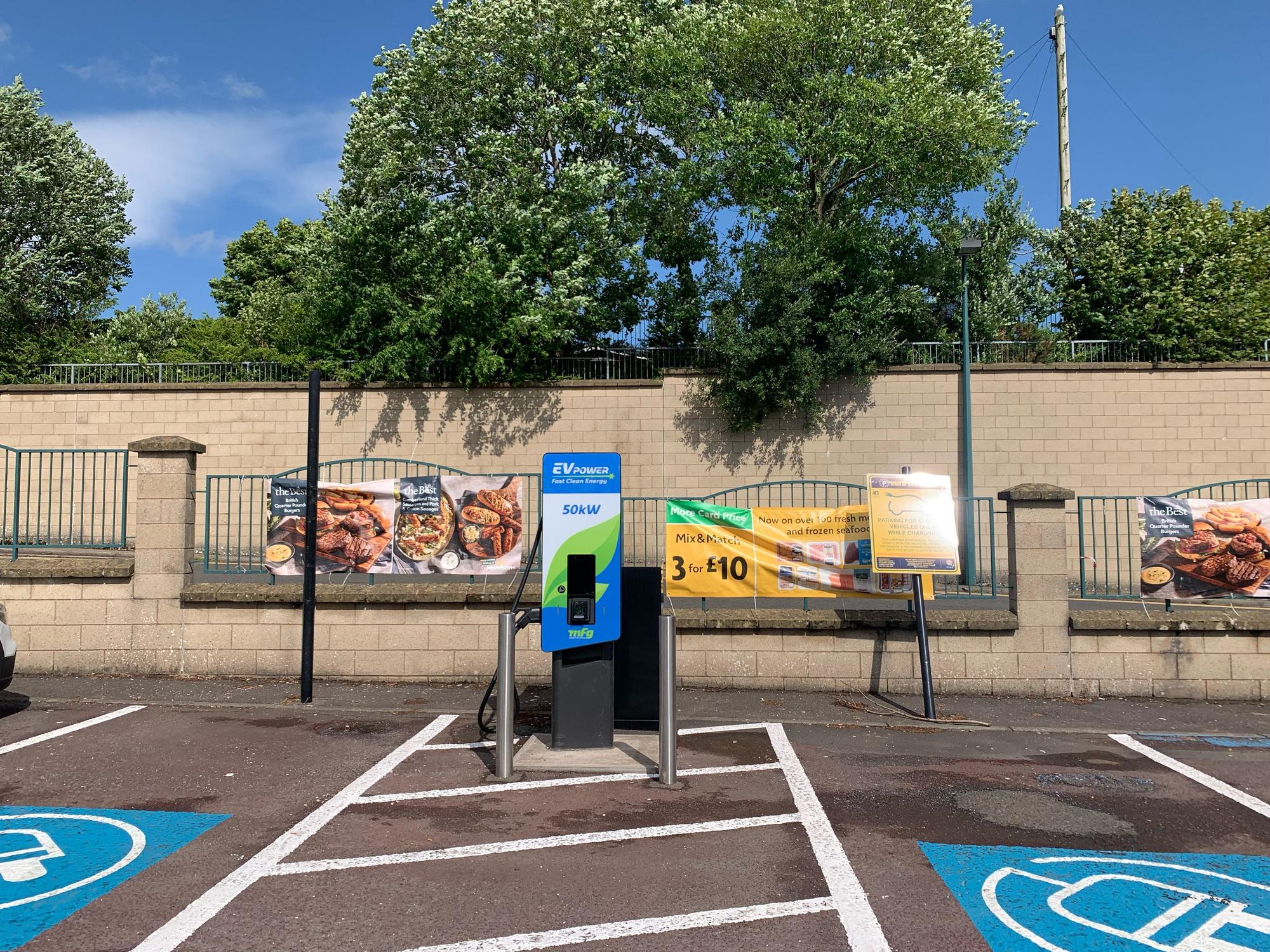 Morrisons Largs | 4 E Castle Ave, Largs KA30 8JU, UK | EV Station
