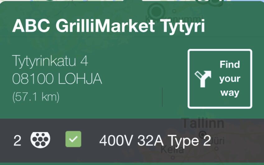 ABC GrilliMarket Tytyri, Recharge | Tytyrinkatu 4, 08100 Lohja | EV Station