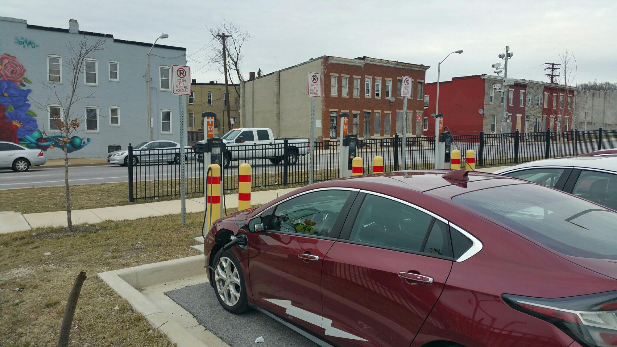 West Baltimore Marc Station - Center Lot | Baltimore, MD | EV Station