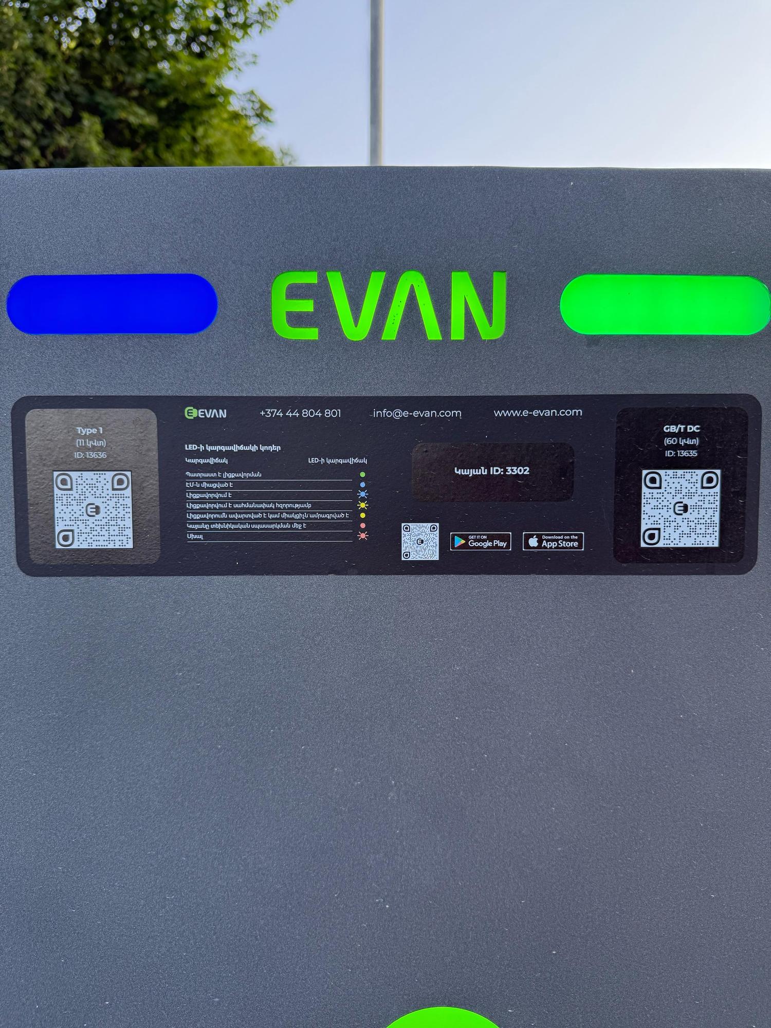 EVAN Charging Station I Eighty Eight | Tsaghkadzor, Kotayk Province ...