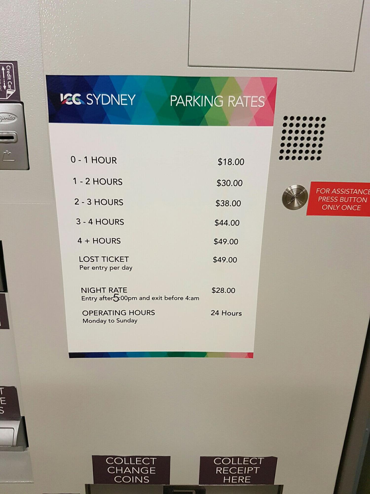 ICC Sydney Exhibition Centre Car Park (Car Park 1) | Sydney, NSW | EV ...