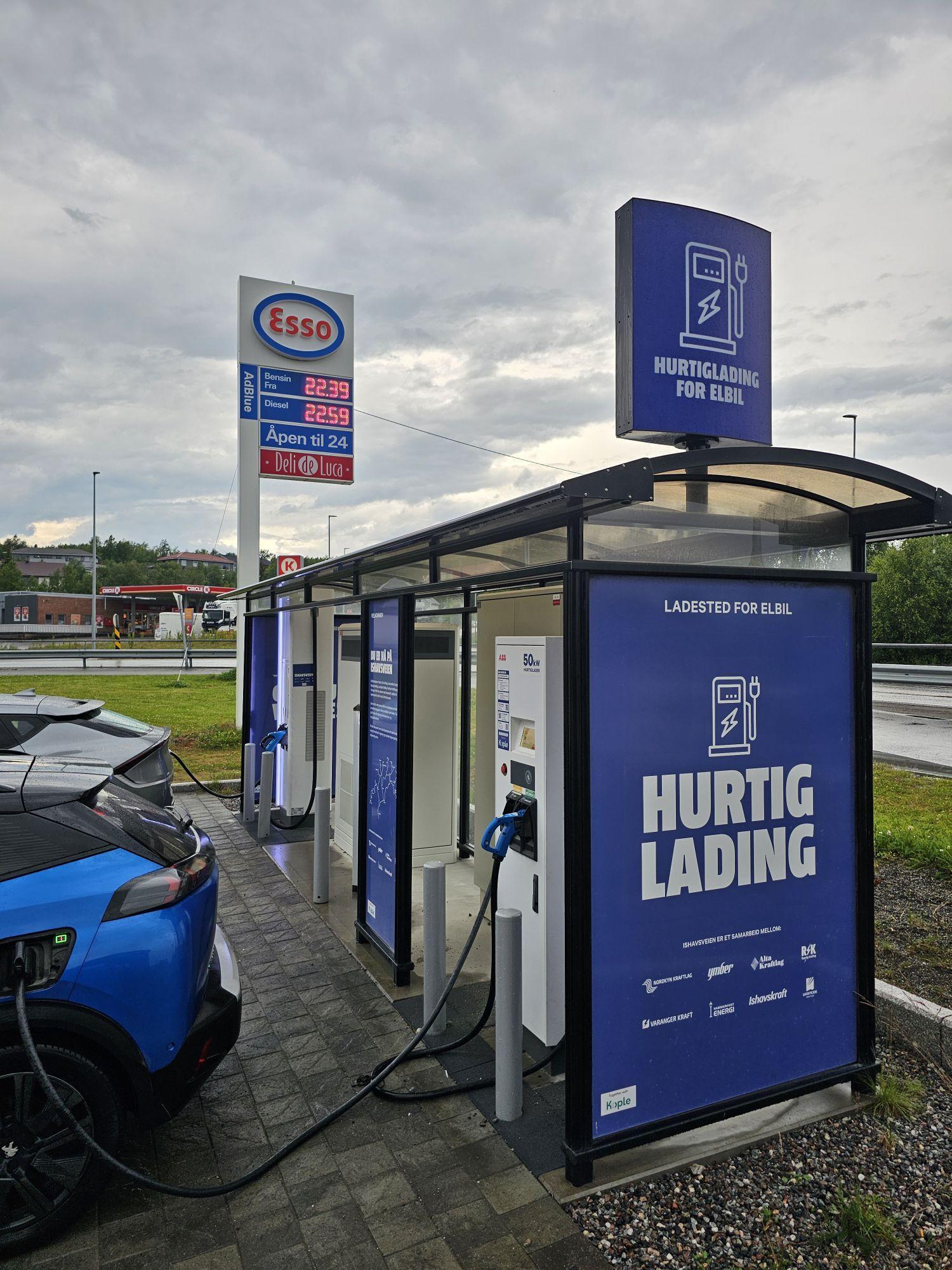 Esso Hesseng | Tunnelveien 2, 9912 Hesseng, Norge | EV Station