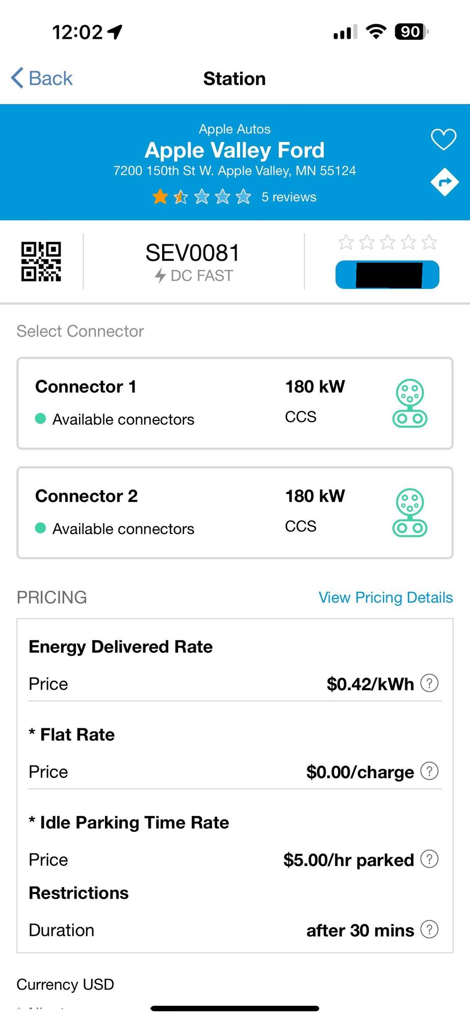 Apple Valley Ford | Apple Valley, MN | EV Station