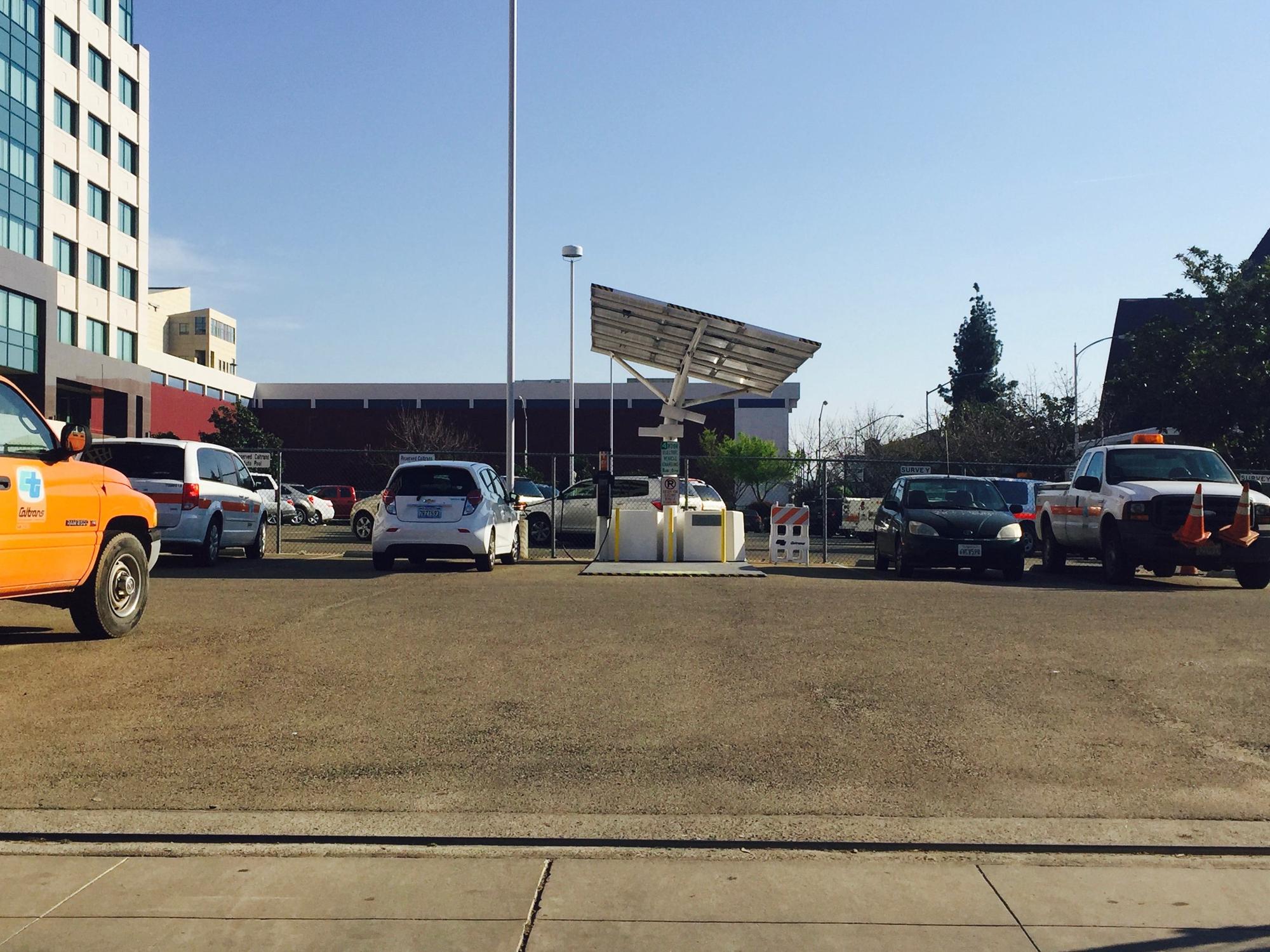CalTrans Parking Lot | Fresno, CA | EV Station