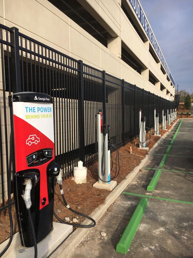 The Battery Atlanta - Delta Deck Outside | Atlanta, GA | EV Station