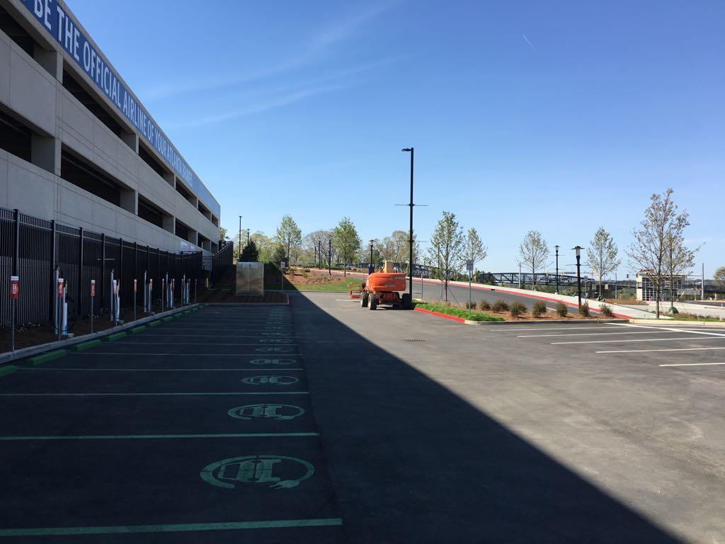 The Battery Atlanta - Delta Deck Outside | Atlanta, GA | EV Station