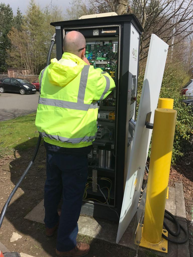 William Patrick Library | Kirkintilloch, Scotland | EV Station