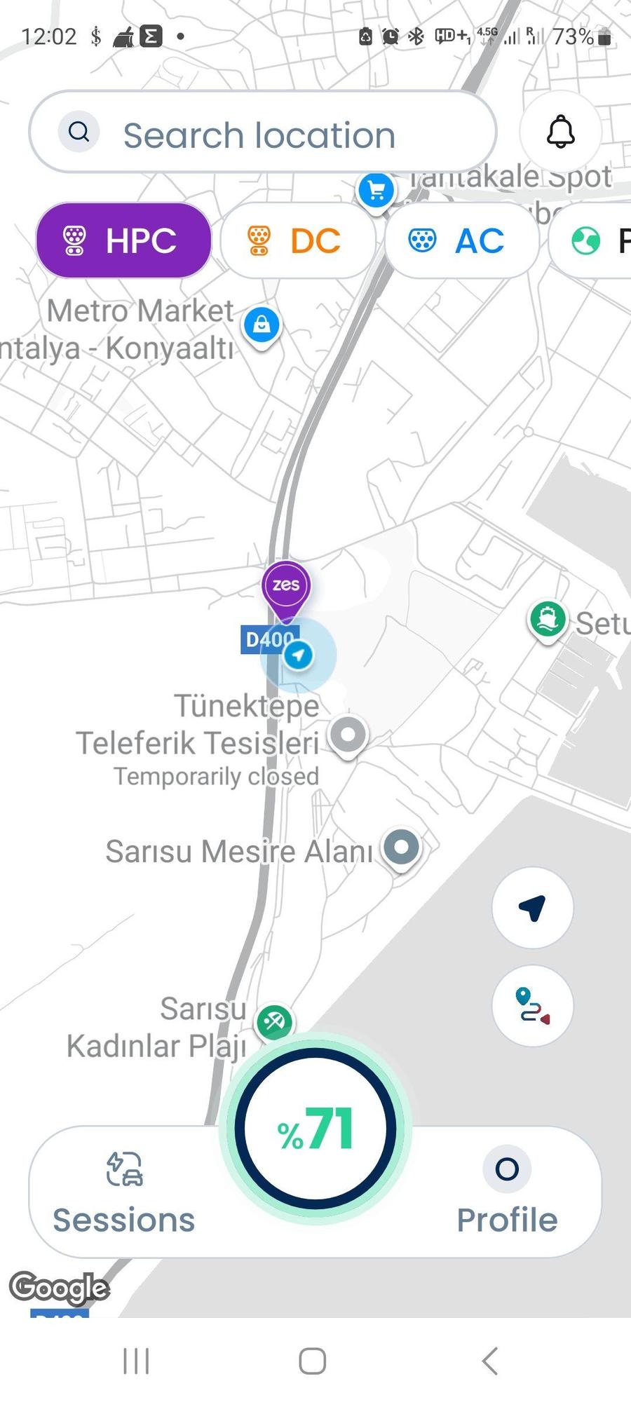 ZES 400kW. Liman, Konyaaltı/Antalya | Liman, Sarısu, Akdeniz Blv. No ...