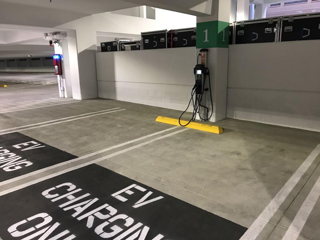 USC - Shrine Parking Structure | Los Angeles, CA | EV Station