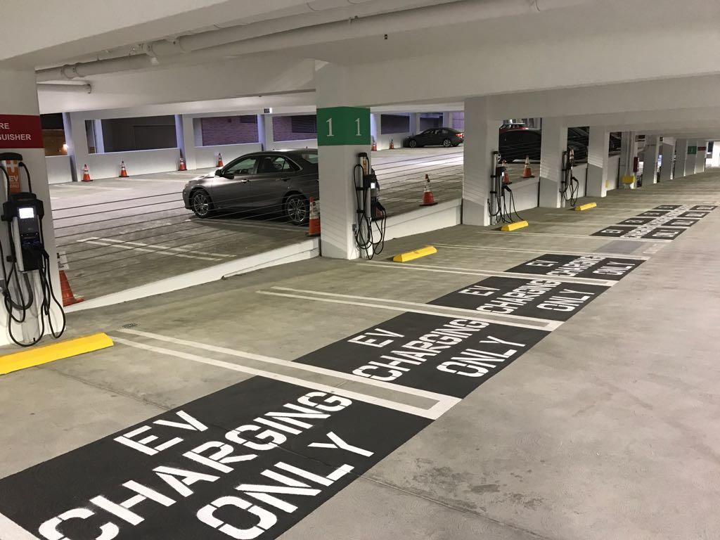 USC - Shrine Parking Structure | Los Angeles, CA | EV Station