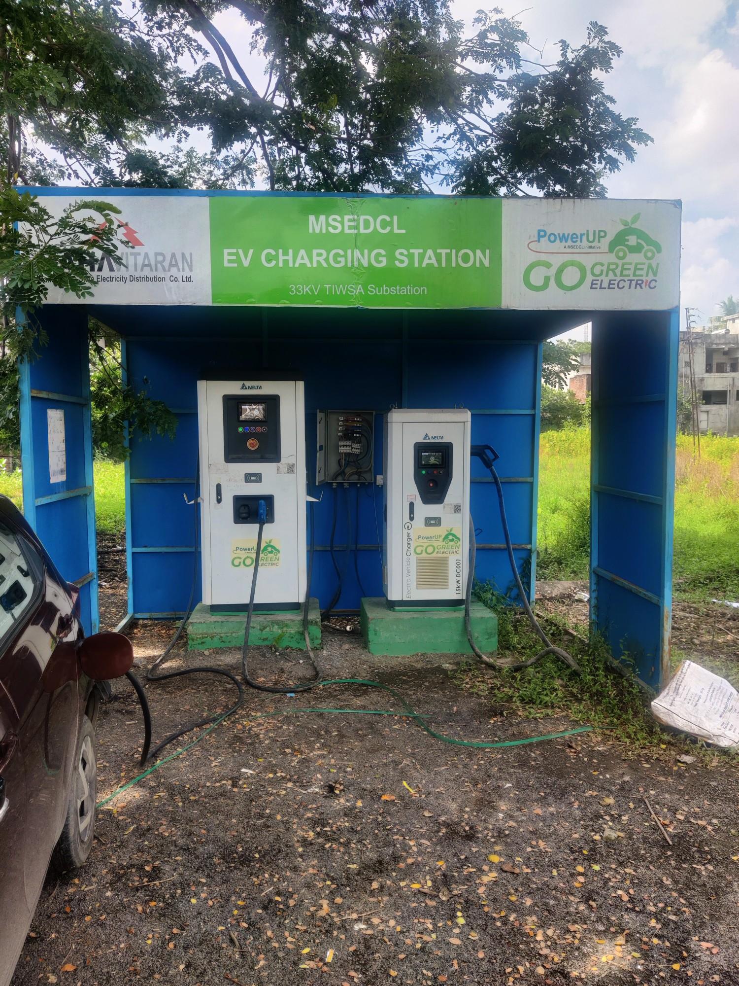 MSEDCL-Power Station Teosa एम.एस.इ.बी. पॉवर स्टेशन | Teosa, MH | EV Station
