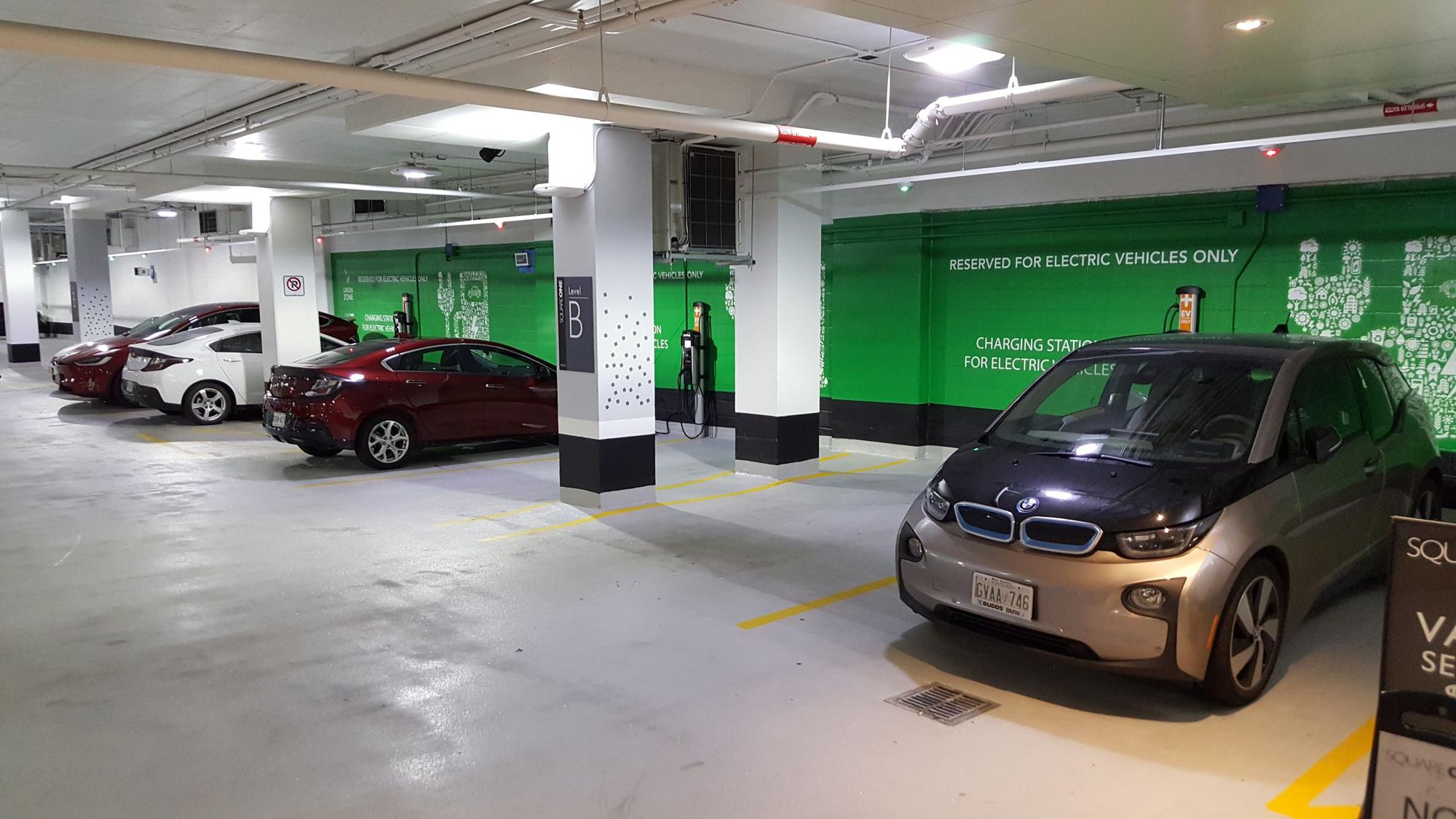 Square One Shopping Center - Underground Parking | Mississauga, ON | EV ...